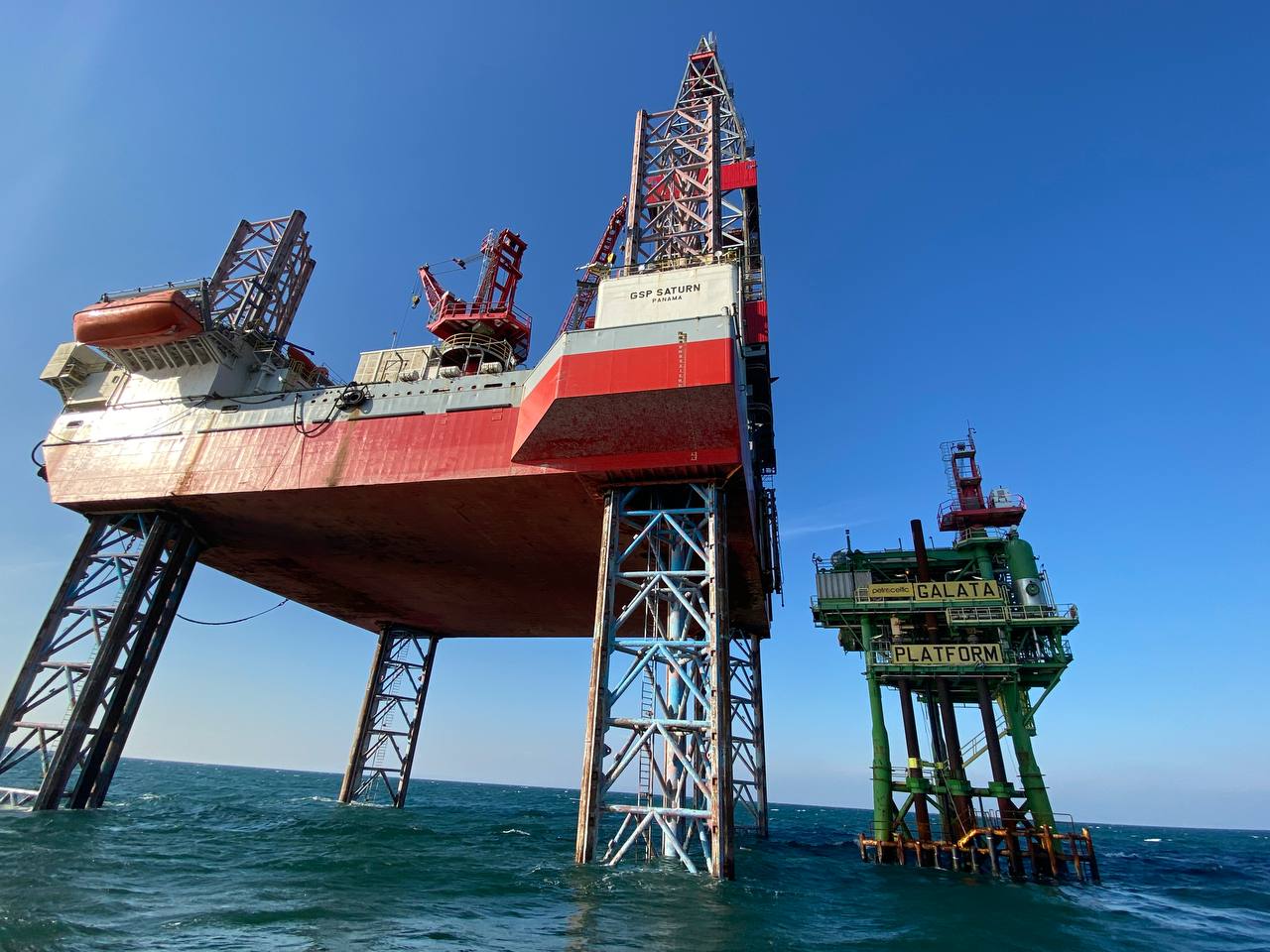 MWS for for the location move of the jack-up rig GSP Saturn from base ...