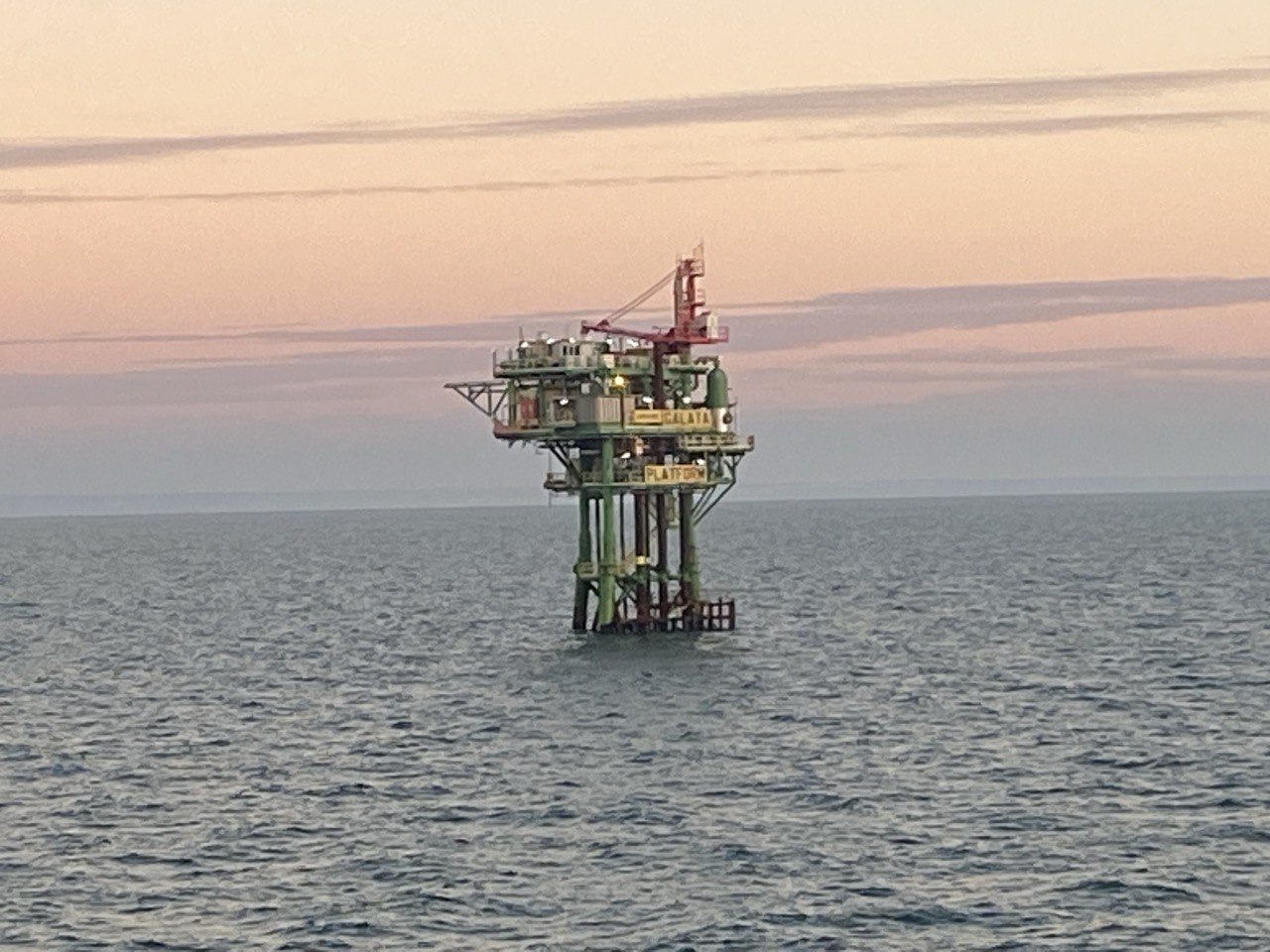 MWS for for the location move of the jack-up rig GSP Saturn from base ...