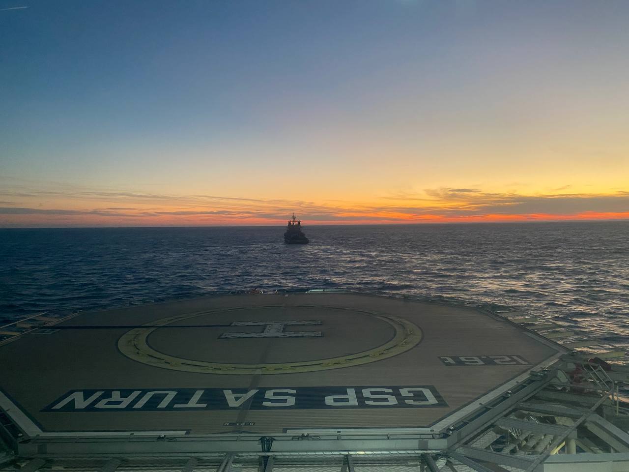 MWS for for the location move of the jack-up rig GSP Saturn from base ...